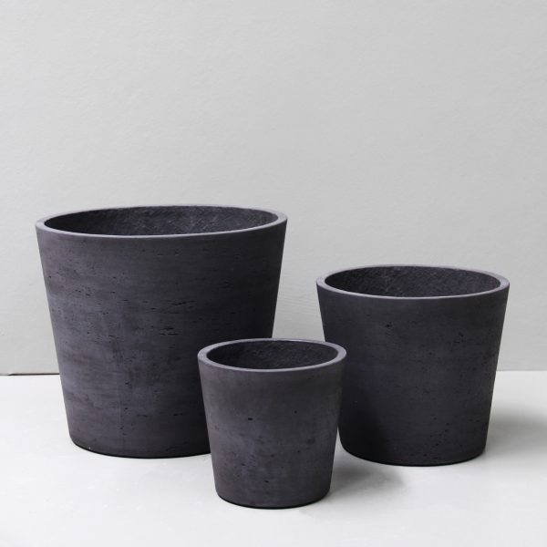 Black Cover Pot Set – Peek Garden