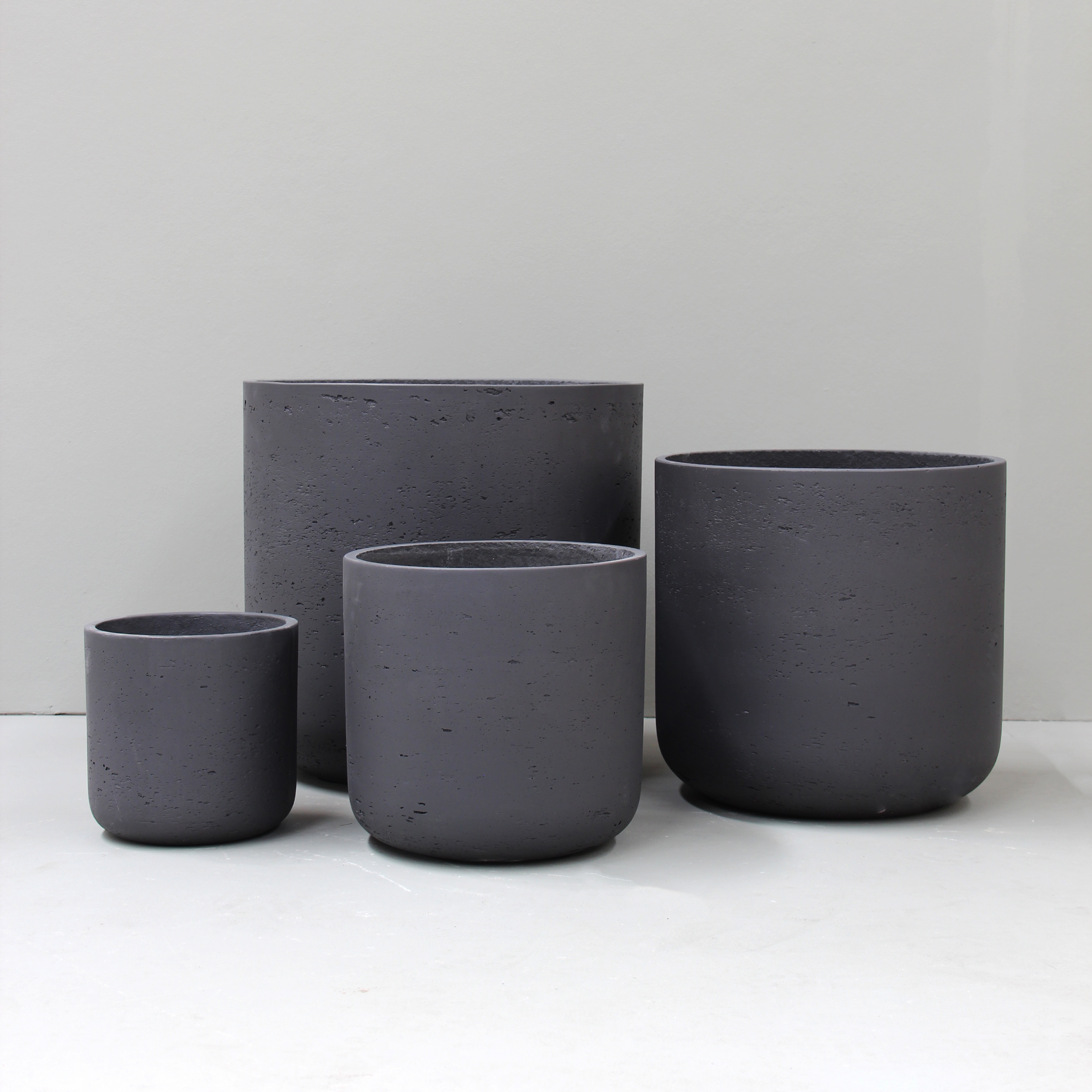Black Luxor Pot Set – Peek Garden